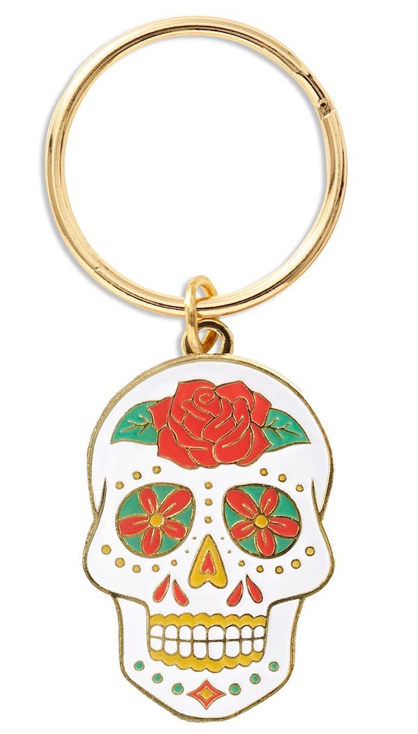 Sugar Skull Key Chain — Highland Shop