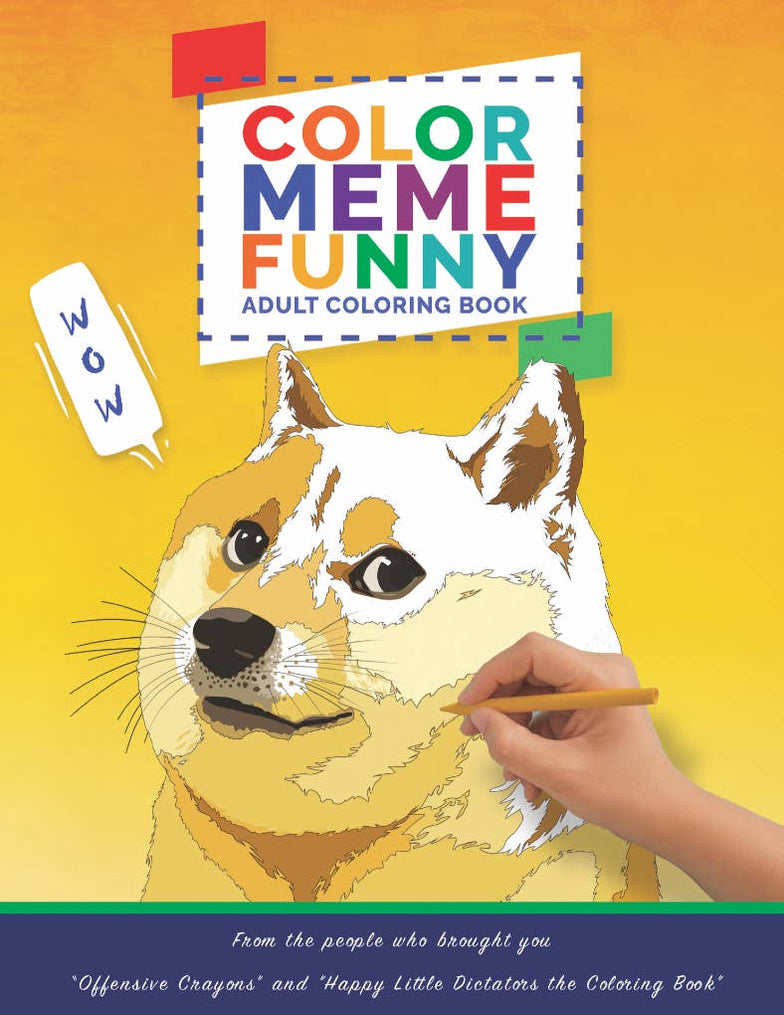 Color Meme Funny Coloring Book — Highland Shop